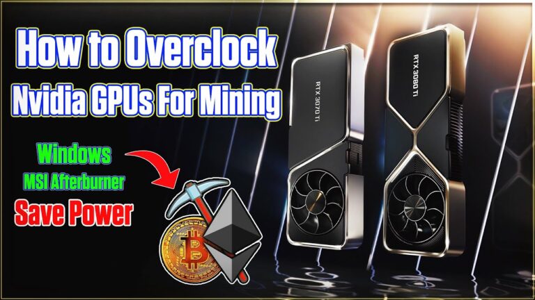 How To Overclock Nvidia GPUs for GPU Mining | Beginners Guide - MrCryptoEarnings
